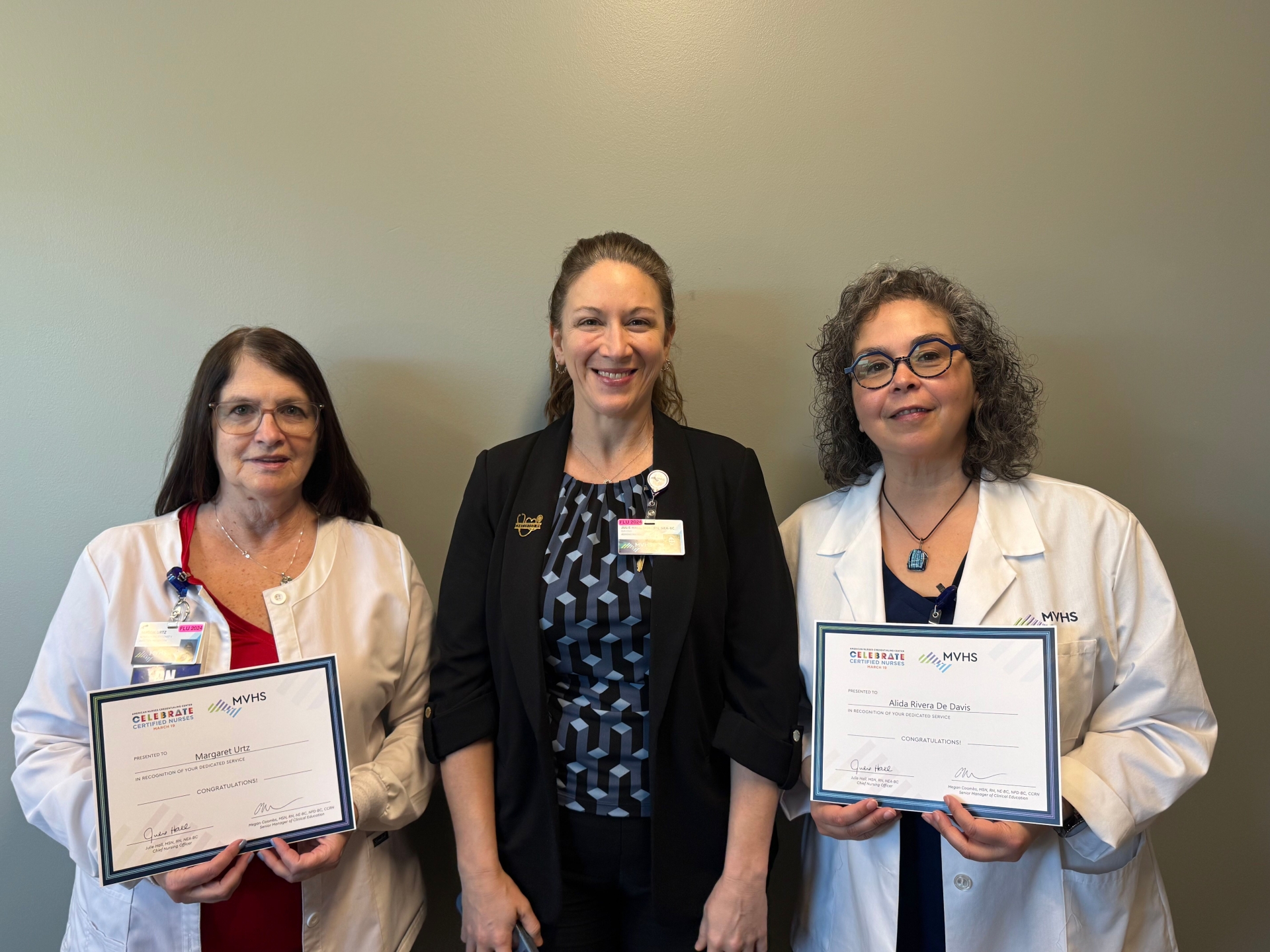 MVHS Celebrates Certified Nurses Day by Honoring the Board Certified ...