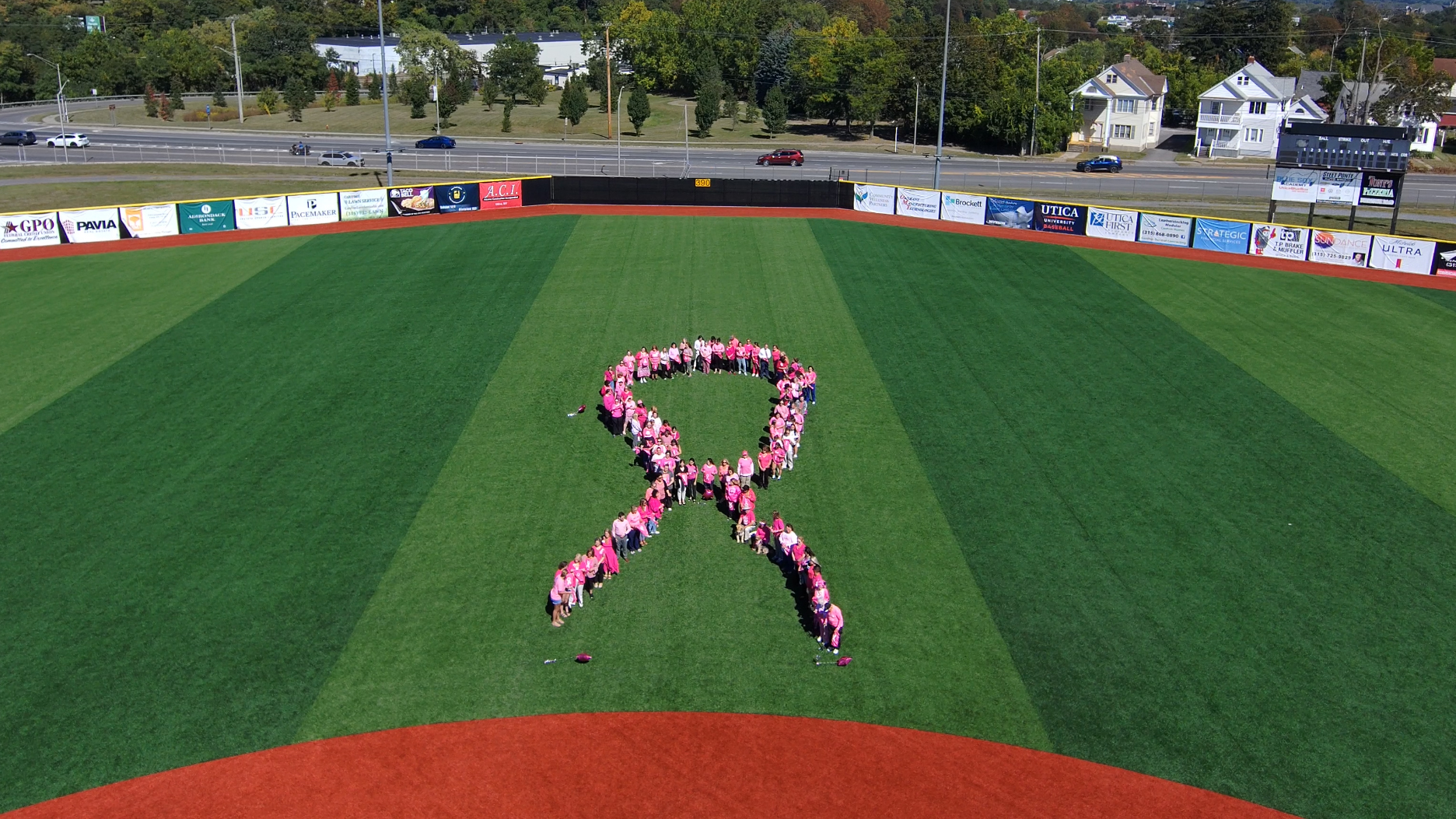 Human Pink Ribbon Kicks Off Breast Cancer Awareness Month - Mohawk ...